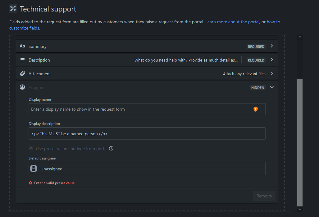 Solved Set Default Assignee To Unassigned