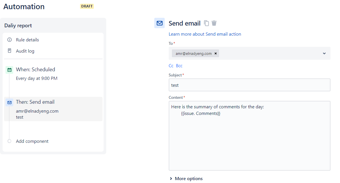 How to add all issue comments to an email through ...