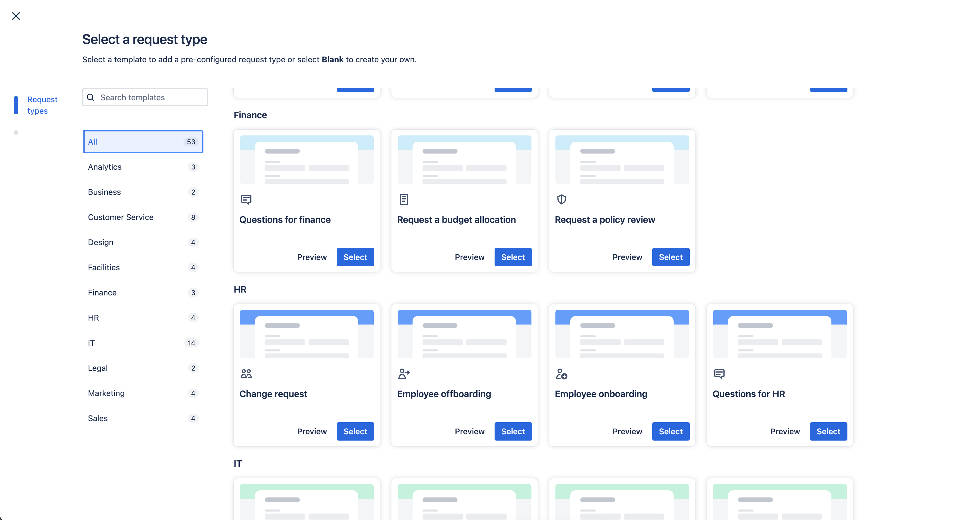 Introducing request type and workflow templates in Jira Service Management!