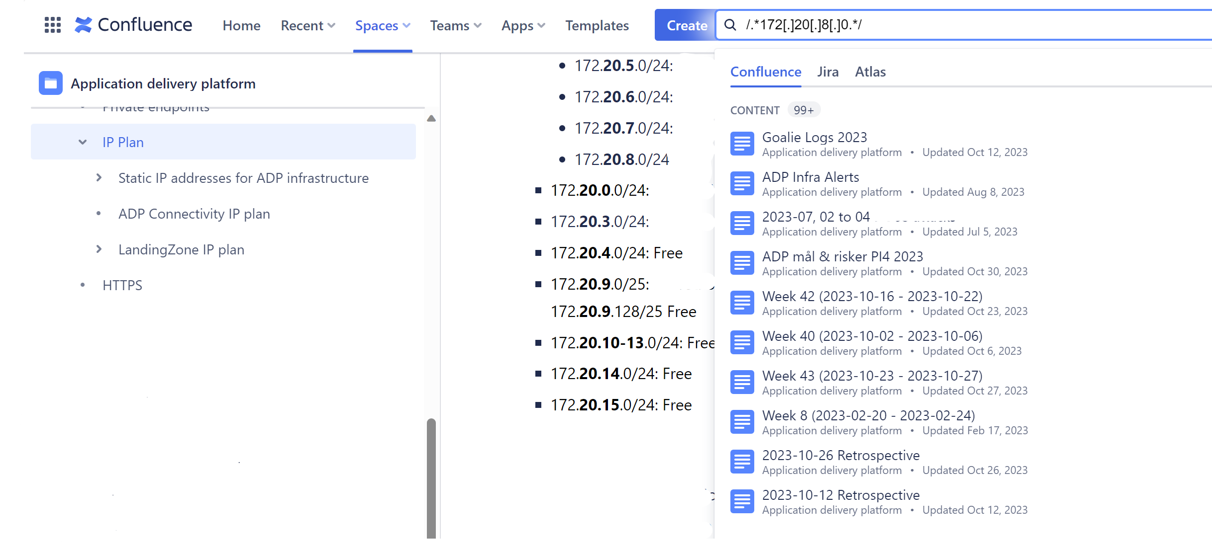 Searching for IP Addresses