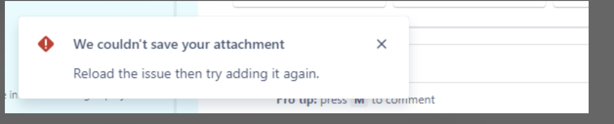 User Attachment Issues