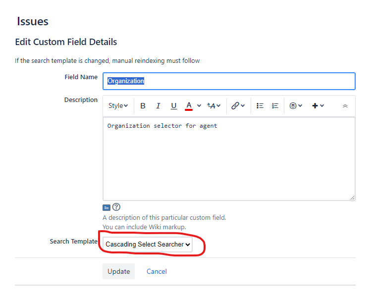 Solved Cannot Sort Select List Cascading Custom Field C