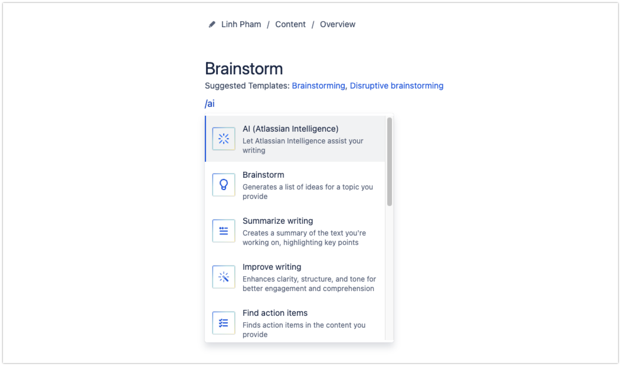 Confluence content management best practices
