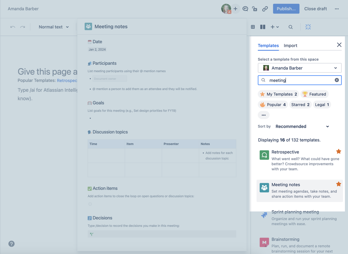 Take Effective Meeting Notes in Confluence 📝 - Atlassian Community