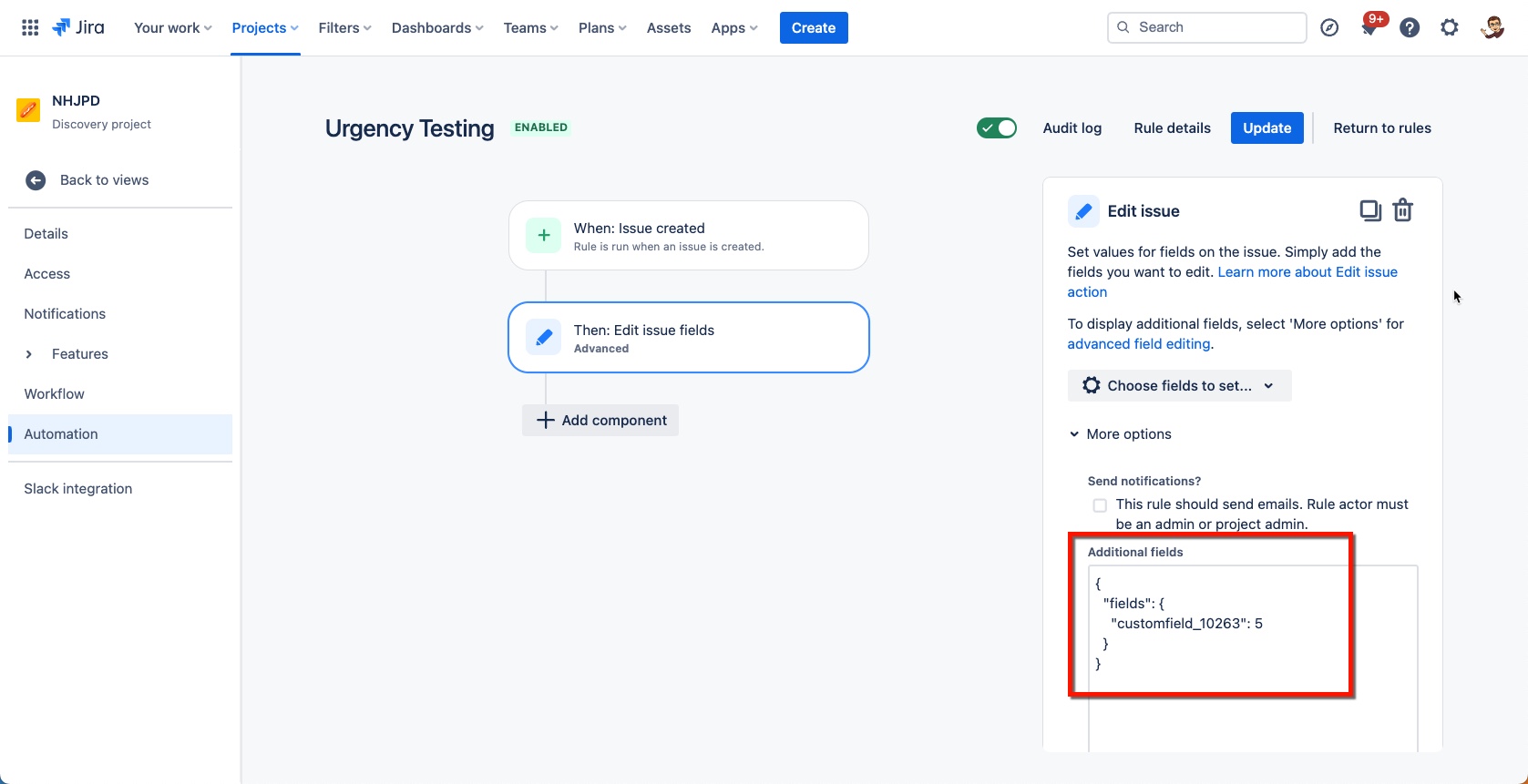 Automation For Rating Field Fails 