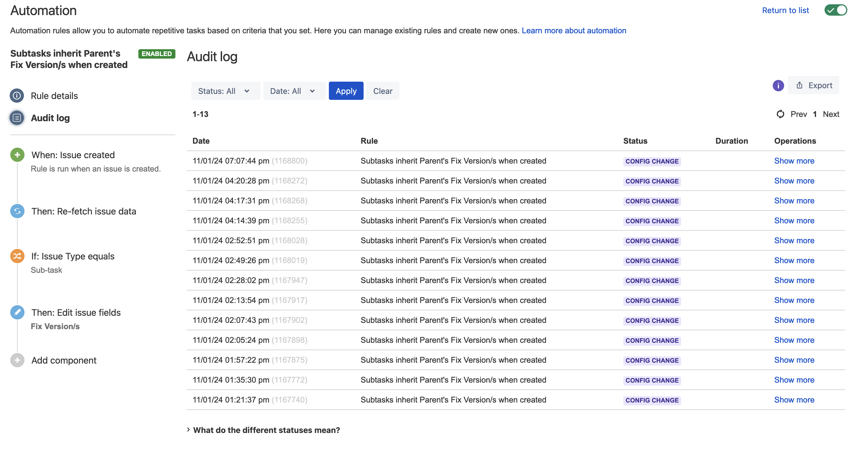 Jira Automation Rule To Apply Fix Version To Subta