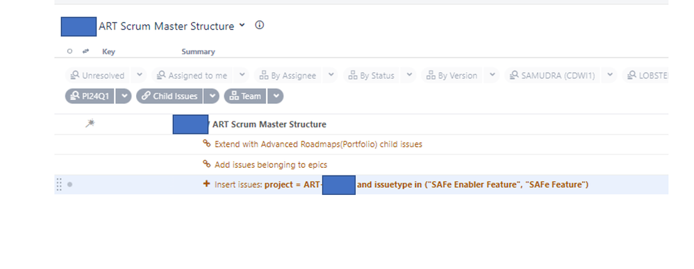 Structure- issue fetching child issues from multip... Structure- issue fetching child issues from multip...