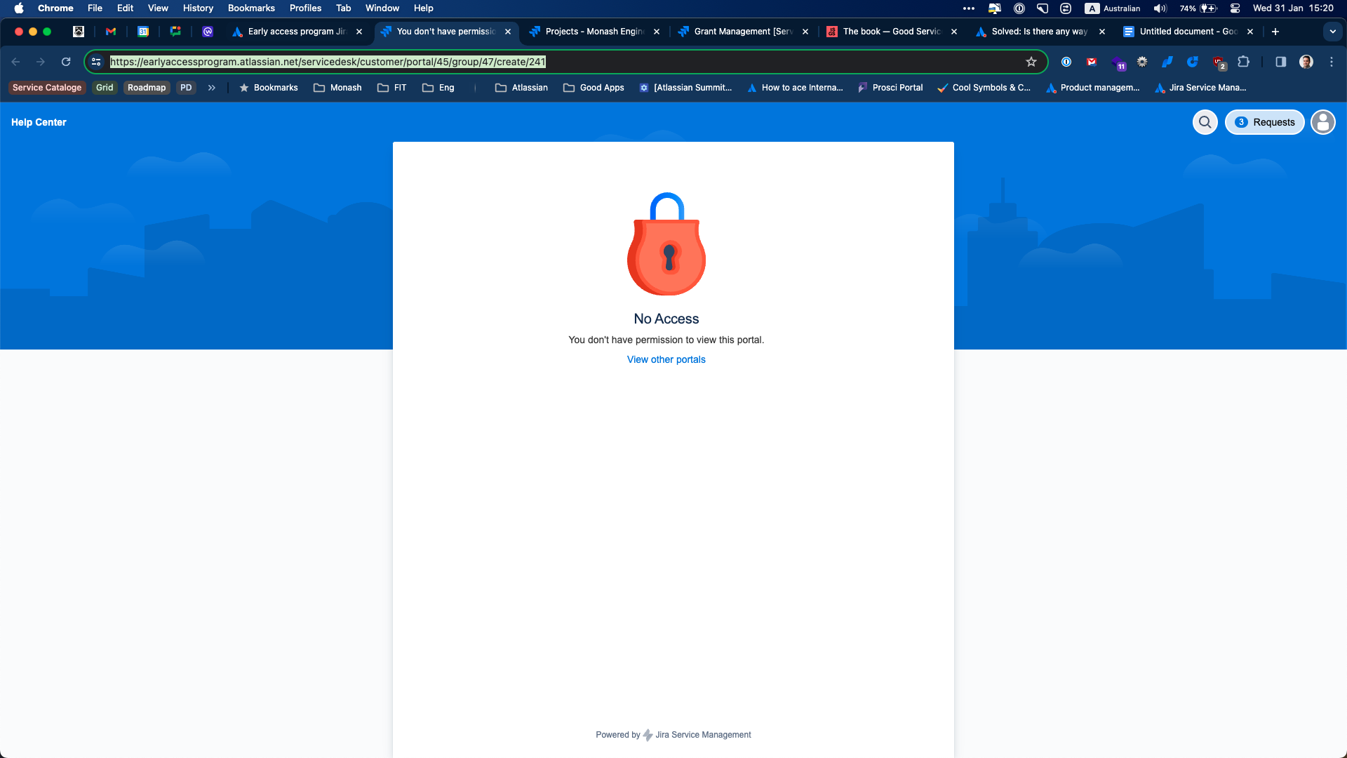 Early access program Jira Service Management calendar Early access program Jira Service Management calendar