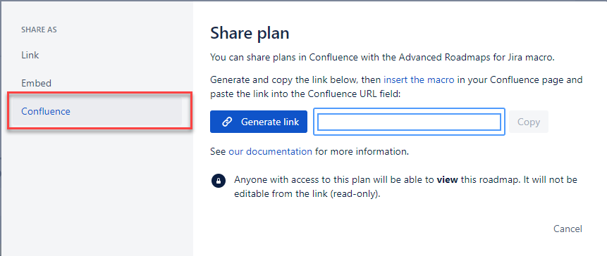 Embedding Jira Roadmap Into Confluence Error 