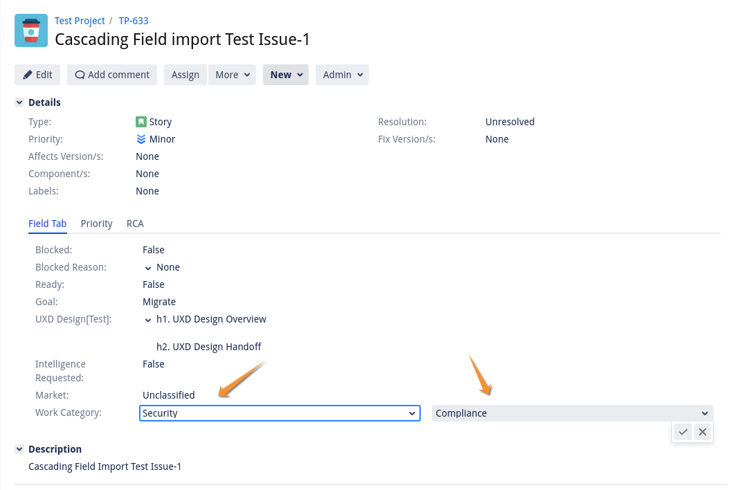 Importing Cascading Field Using Csv File In Jira Atlassian Community