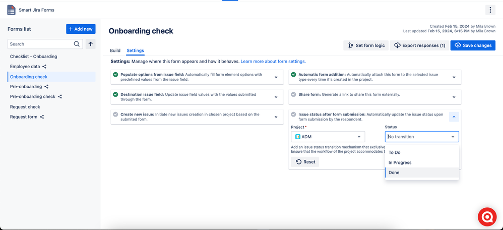 Update Jira Issue Status After Form Submission Wit Atlassian Community