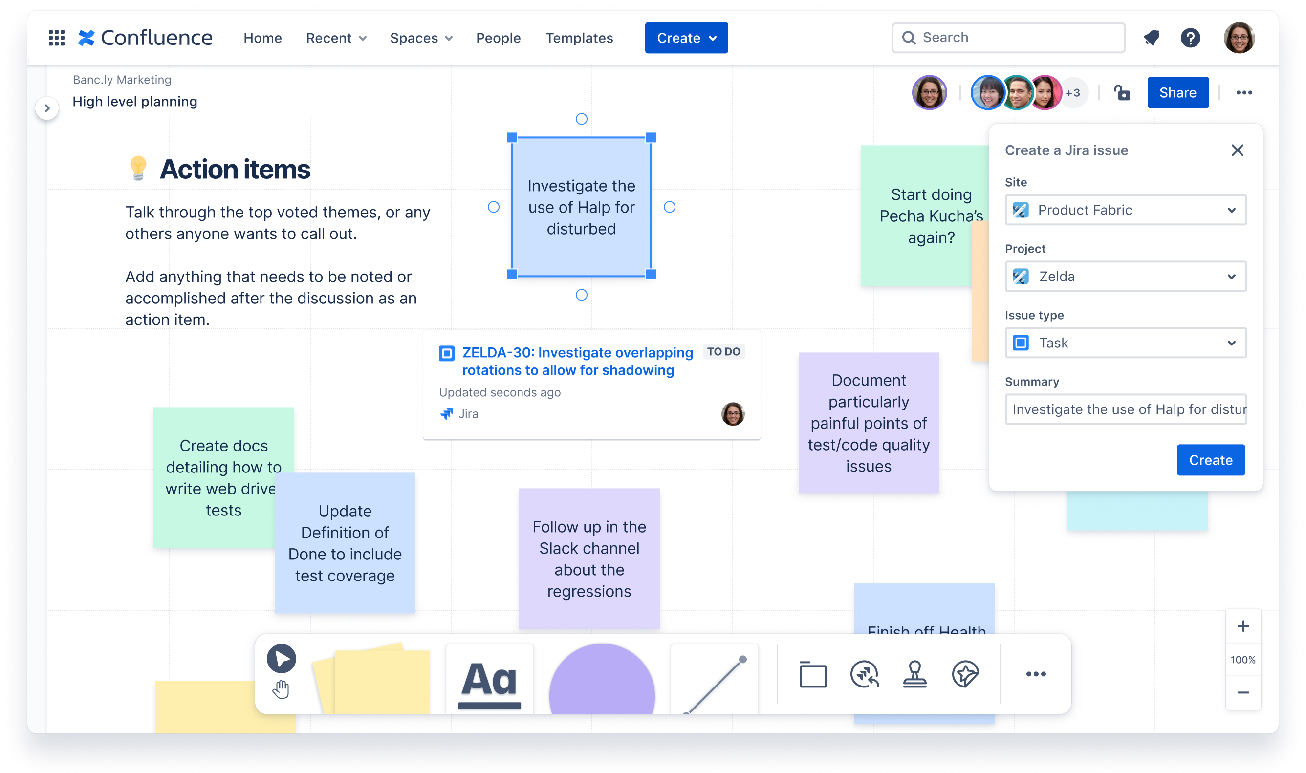 Introducing Confluence whiteboards for Jira