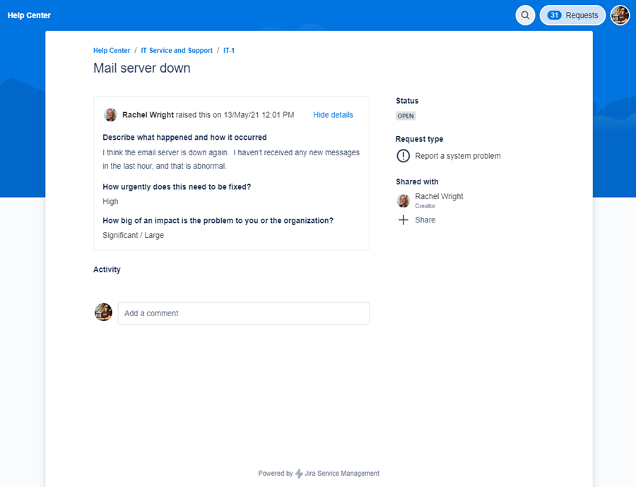 Jira Image Of The Day Issue Vs Request Atlassian Community