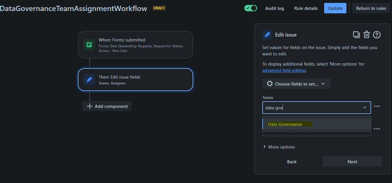 Solved Automation Using Teams Field Erroring Out