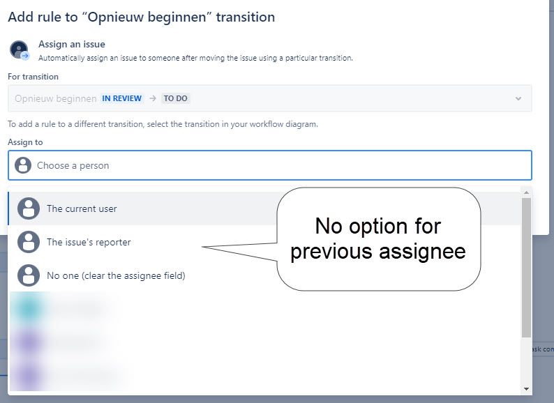 Solved Jira Automation Assign An Issue To Previous Assi