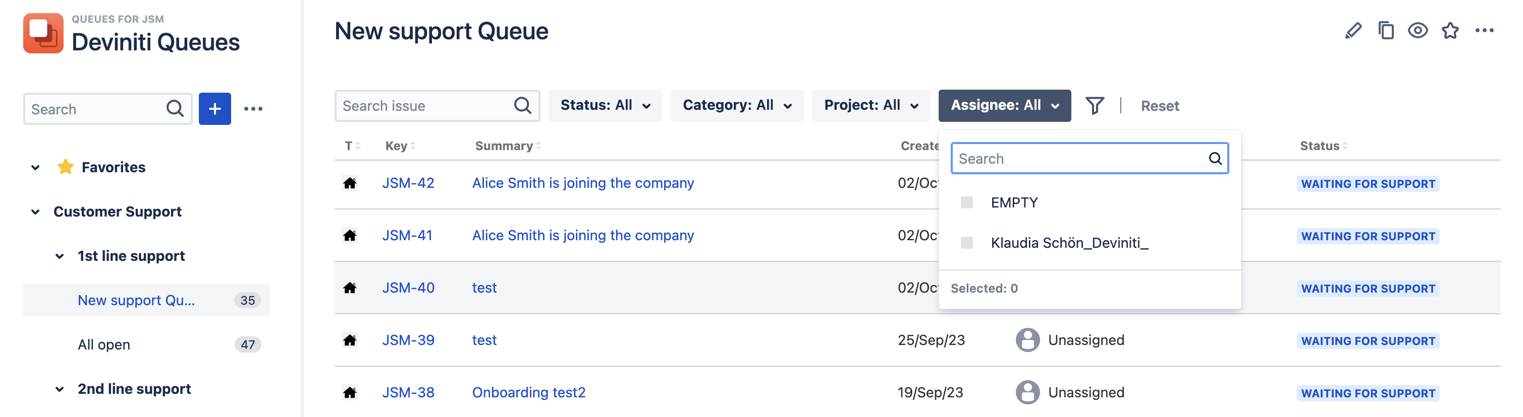 Solved How To Make The Content In A Queue Column Searchab 9348