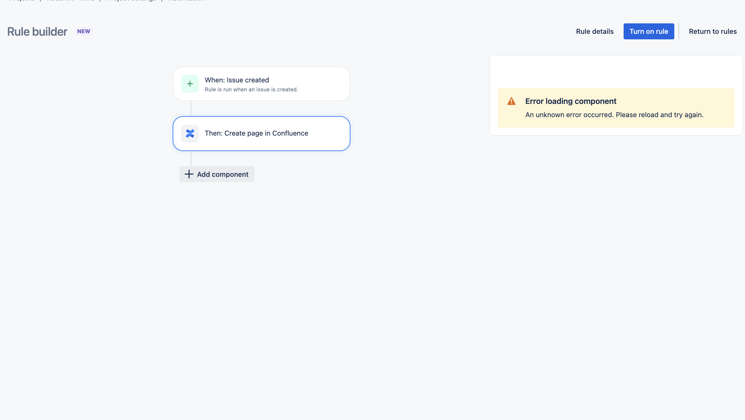Facing The Issue While Creating Confluence Page By