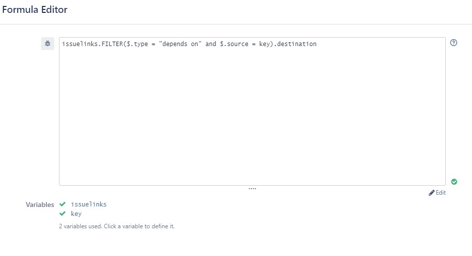 Jira Structure Depends On Field Linked Issues