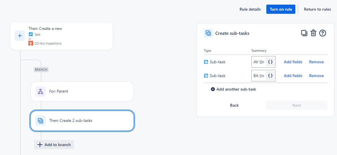 Automation: Create subtasks from a list os 20 loca...