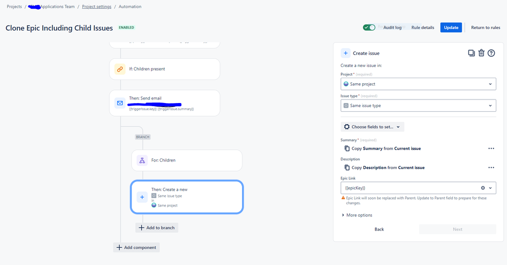 Solved: How to clone the whole Epic and child issues inclu...