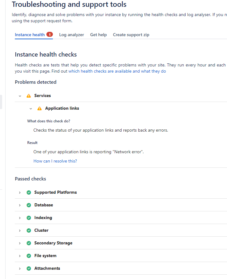 Solved Jira Health Check Returns Application Link Error W
