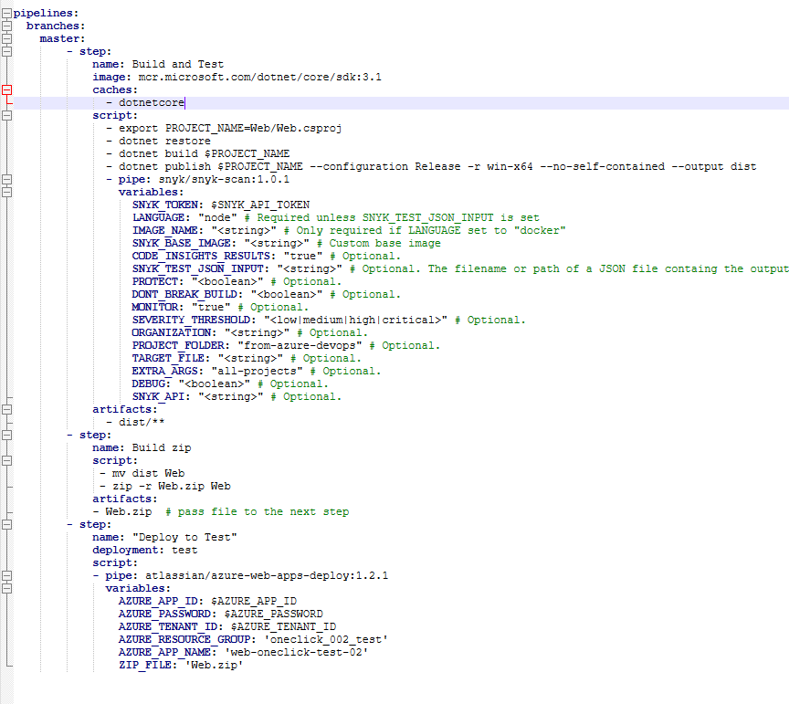 Pipeline For Dotnetcore App To Deploy On Azure