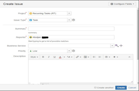 Recurring Tasks in JIRA - Atlassian Community