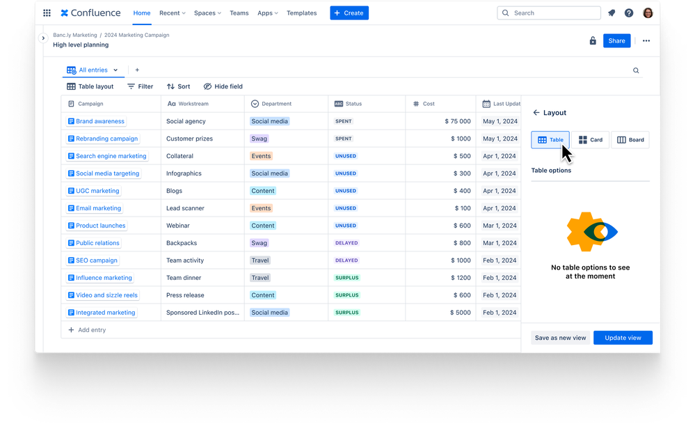 Just in, Confluence databases have landed 🚀 - Atlassian Community