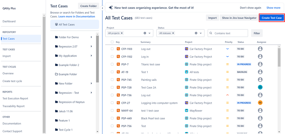 How to create test cases with QAlity - Test Manage... - Atlassian Community