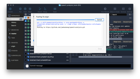 Solved: pull/push takes forever