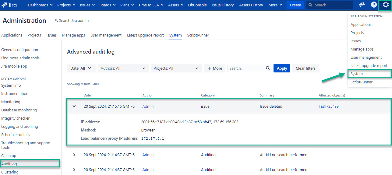 Jira Data Center How To Find And Restore Deleted Atlassian Community