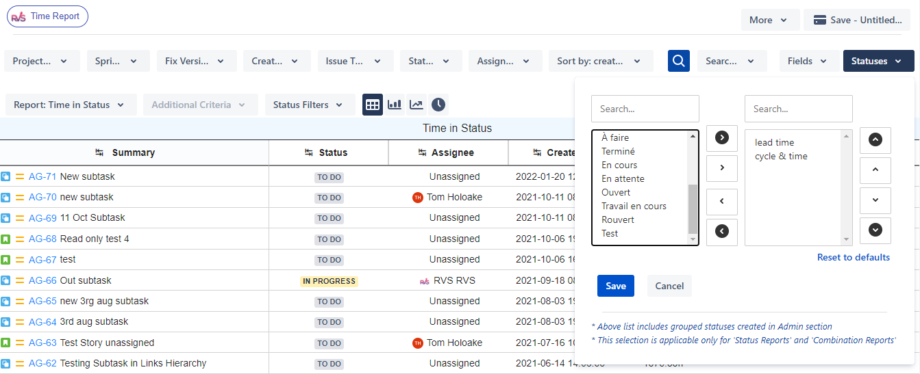 Understanding Time In Status In Jira What It Mean Atlassian Community