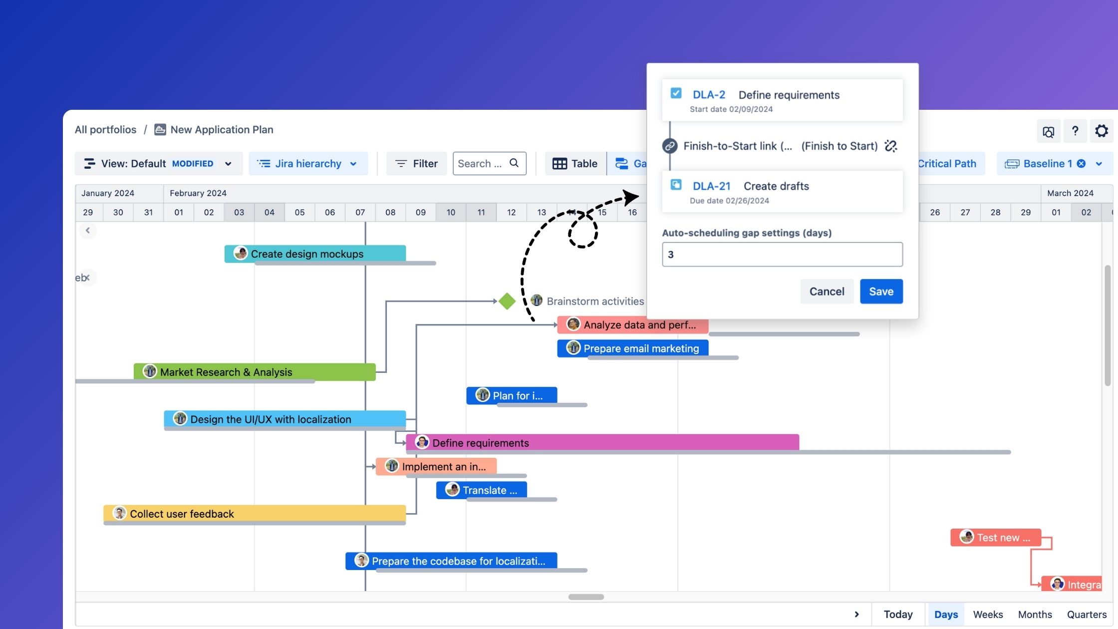 New Spreadsheet Structure Table And Gantt Chart On F Atlassian Community