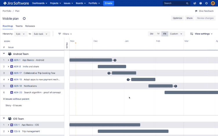 New planning experience - Portfolio for Jira
