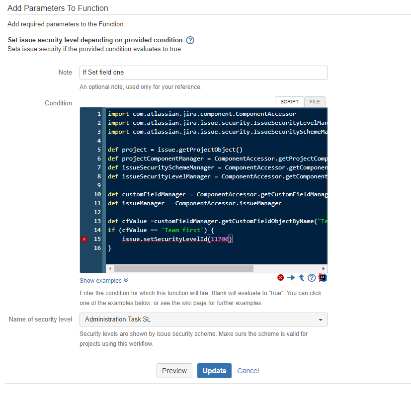 Solved Scriptrunner How To Set Issue Security Level Based 4417