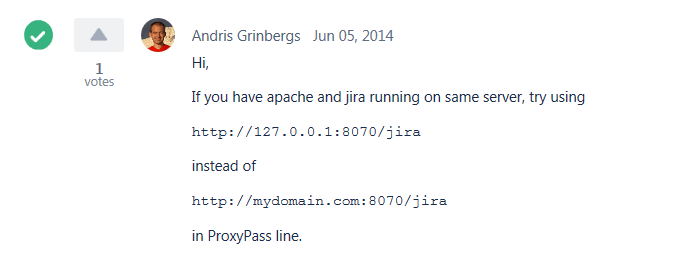 Solved Jira Reverse Proxy Applications In System Sett