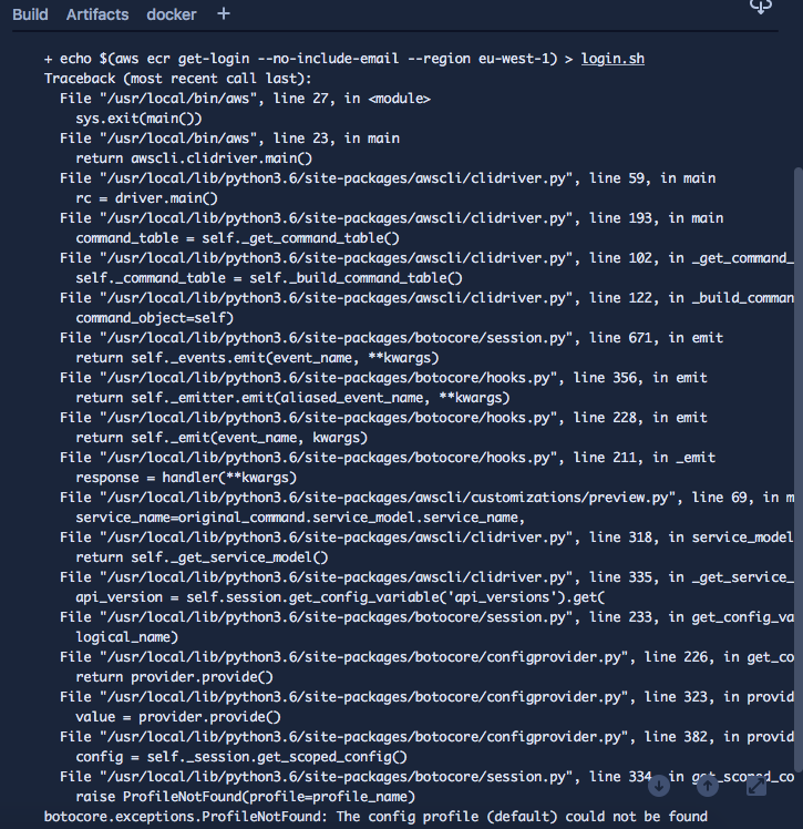Solved: push docker image to ECR
