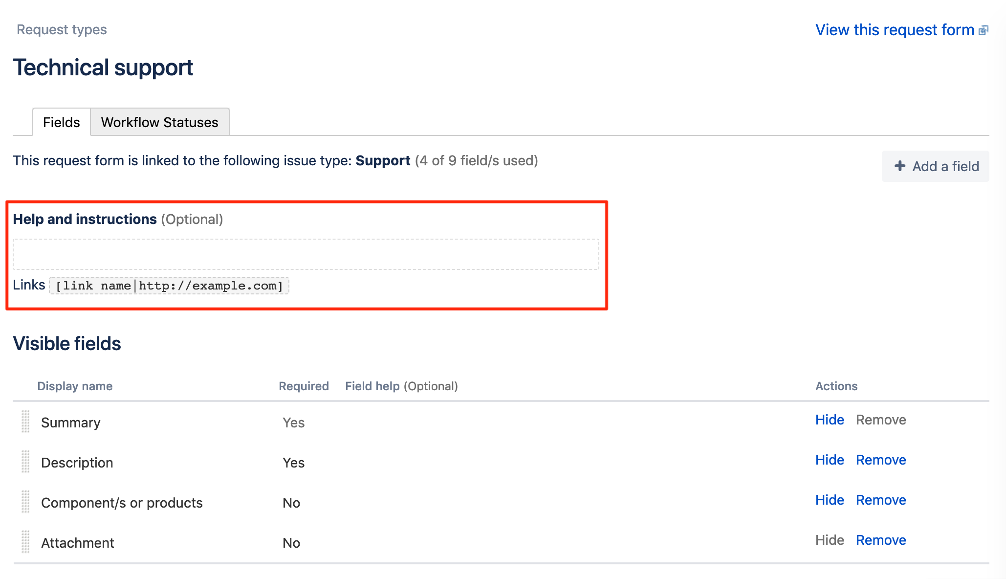 How To Have A Pre Populated Text On A Request Form 