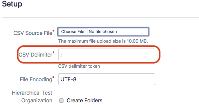 Error While Importing Test Case Into Jira Second