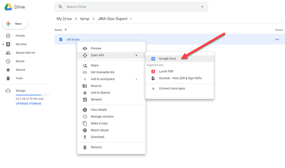 Solved: How do I export a JIRA issue to a MS Word / Google...