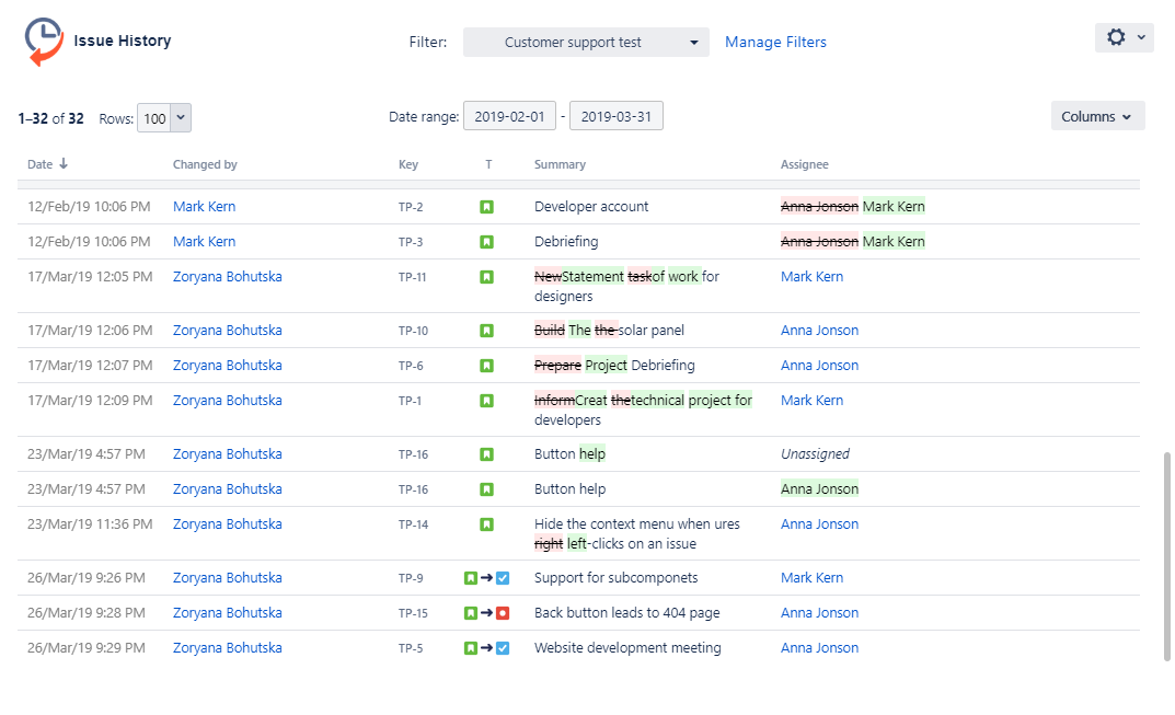 How Do I View An Issues History In The New Jira 5554