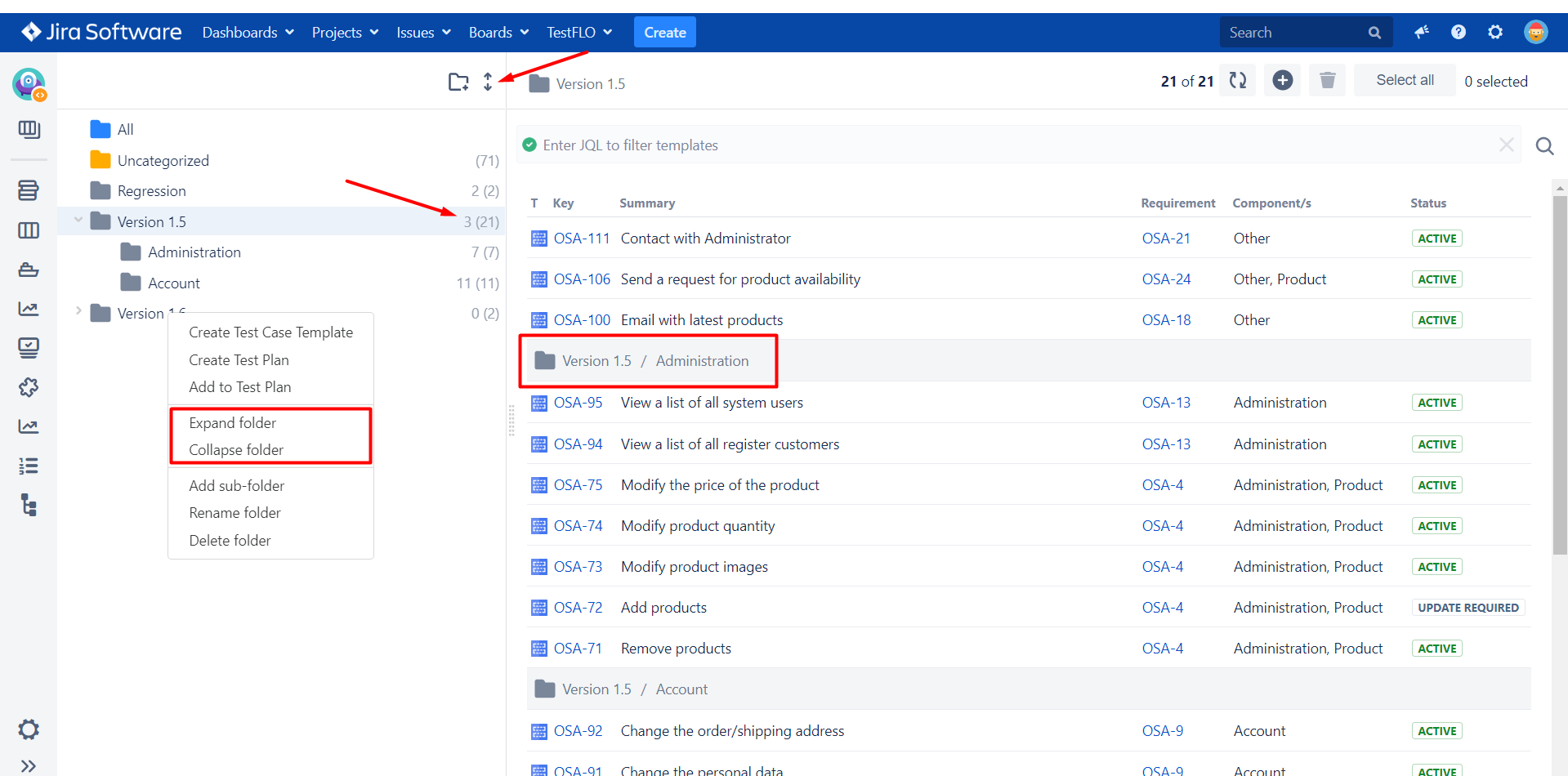 TestFLO - Organizing a test repository - Atlassian Community