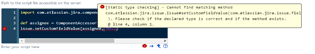 Field value clear in jira using script runner