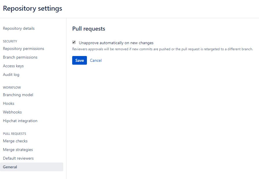 Pull Request Merge Check Do Not Remove Approvals
