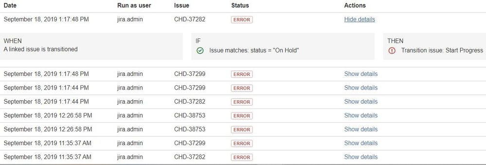 Jira Service Desk Automation Rules Are Not Working