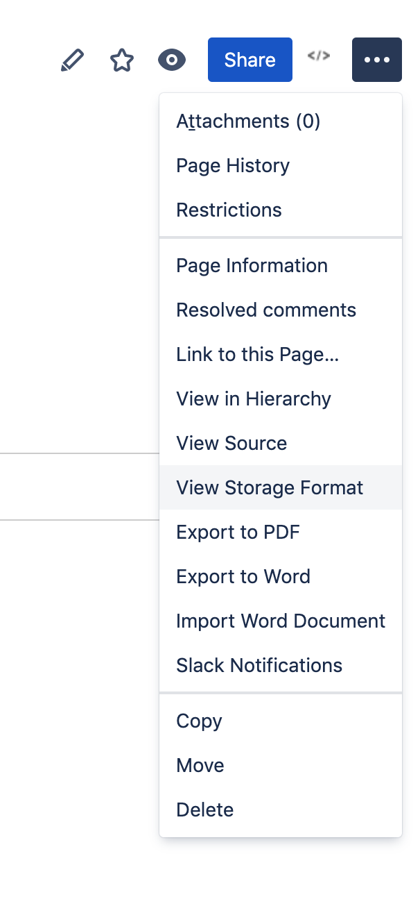 Confluence Storage Format Cloud
