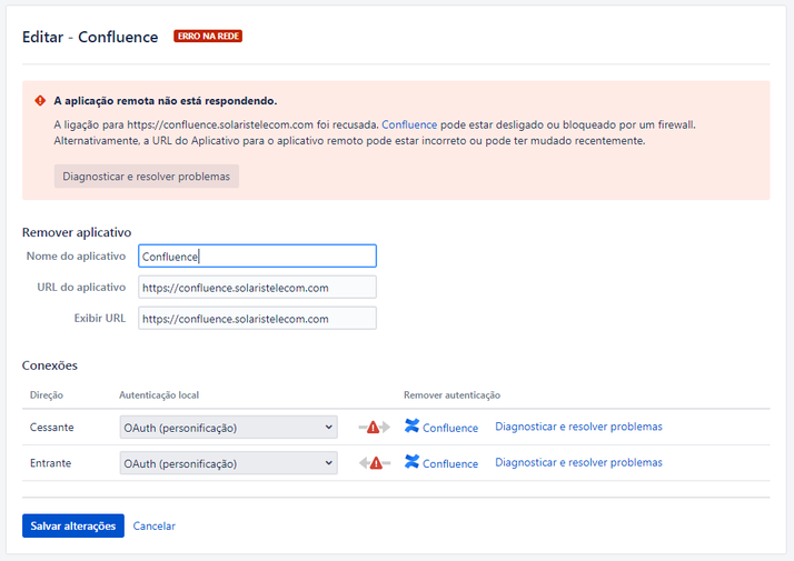 Solved Network Error To Create Application Links Jira