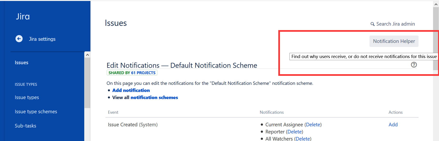I have a user that gets notified every time a tick...