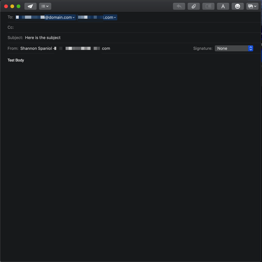 How can i create a link to create an email with a ...