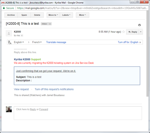Customer notifications Templates different between...
